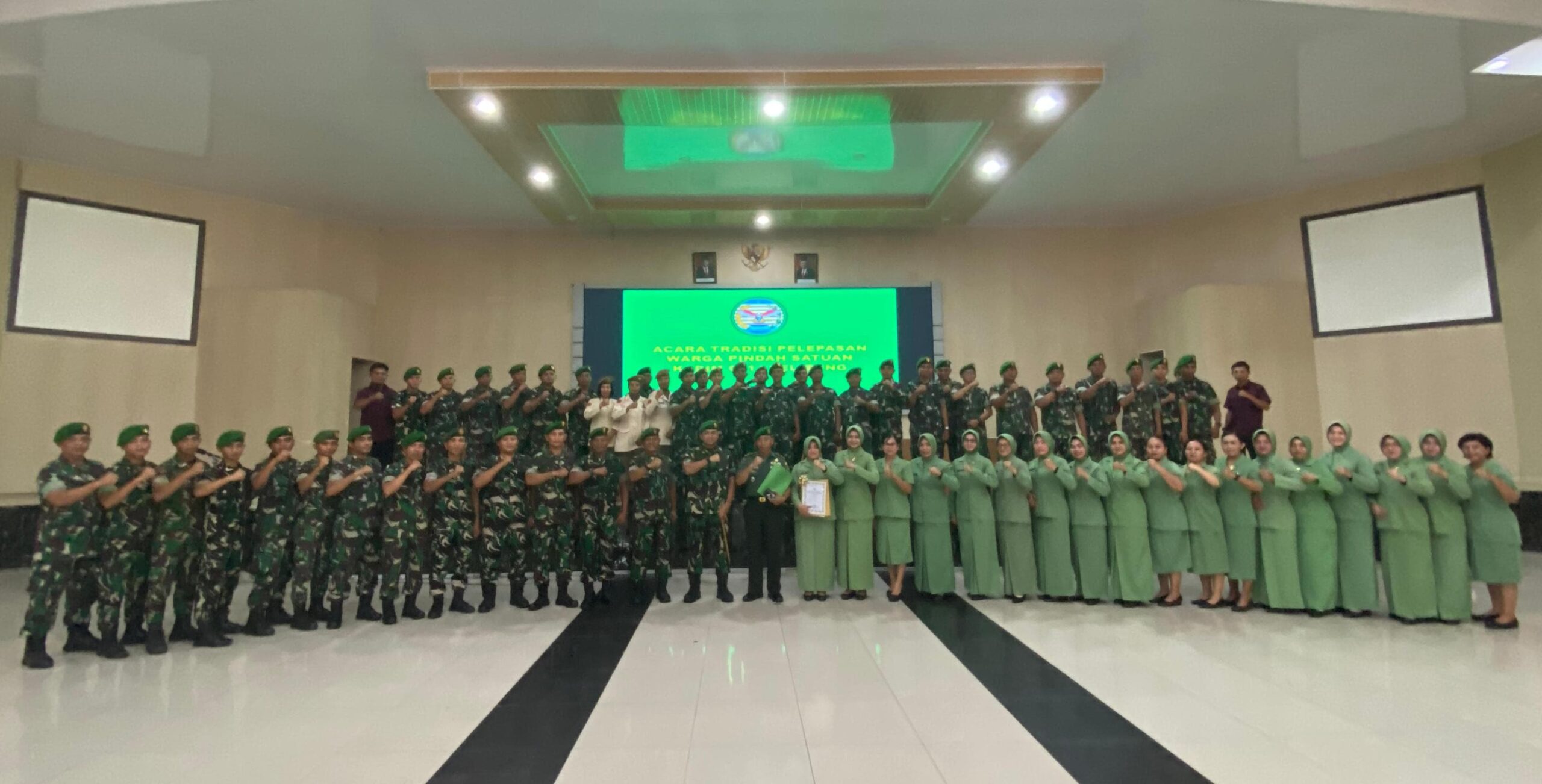 Dandim Pimpin Laporan Korps Pindah Satuan Pabung Mayor Inf Djoko Lelono ...